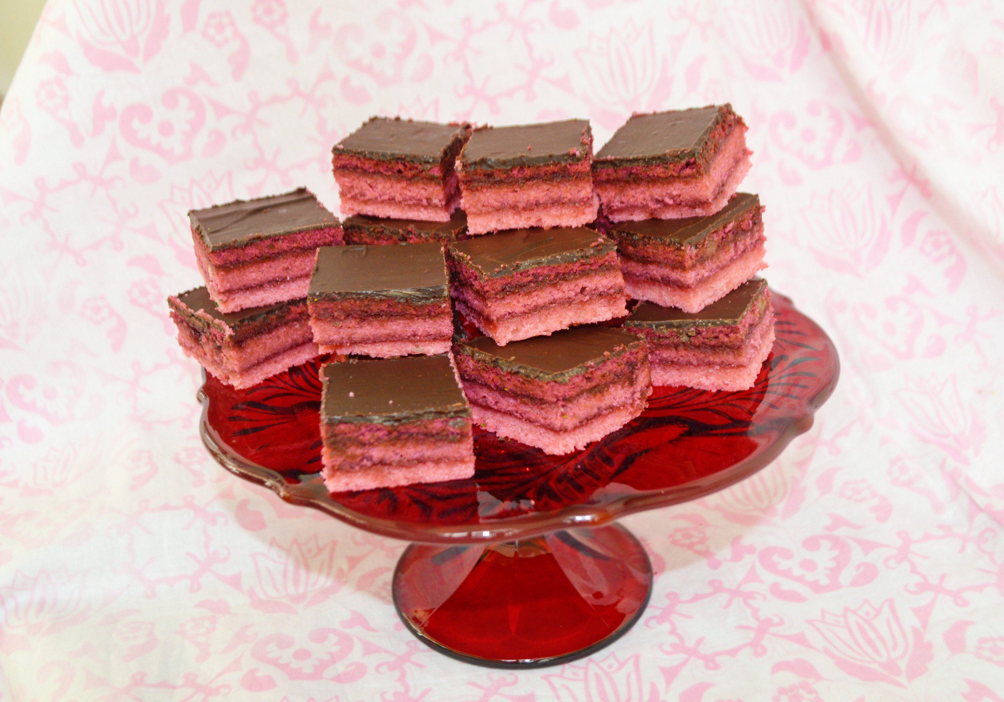 Pretty in Pink Italian Rainbow Cookies – Chefanie