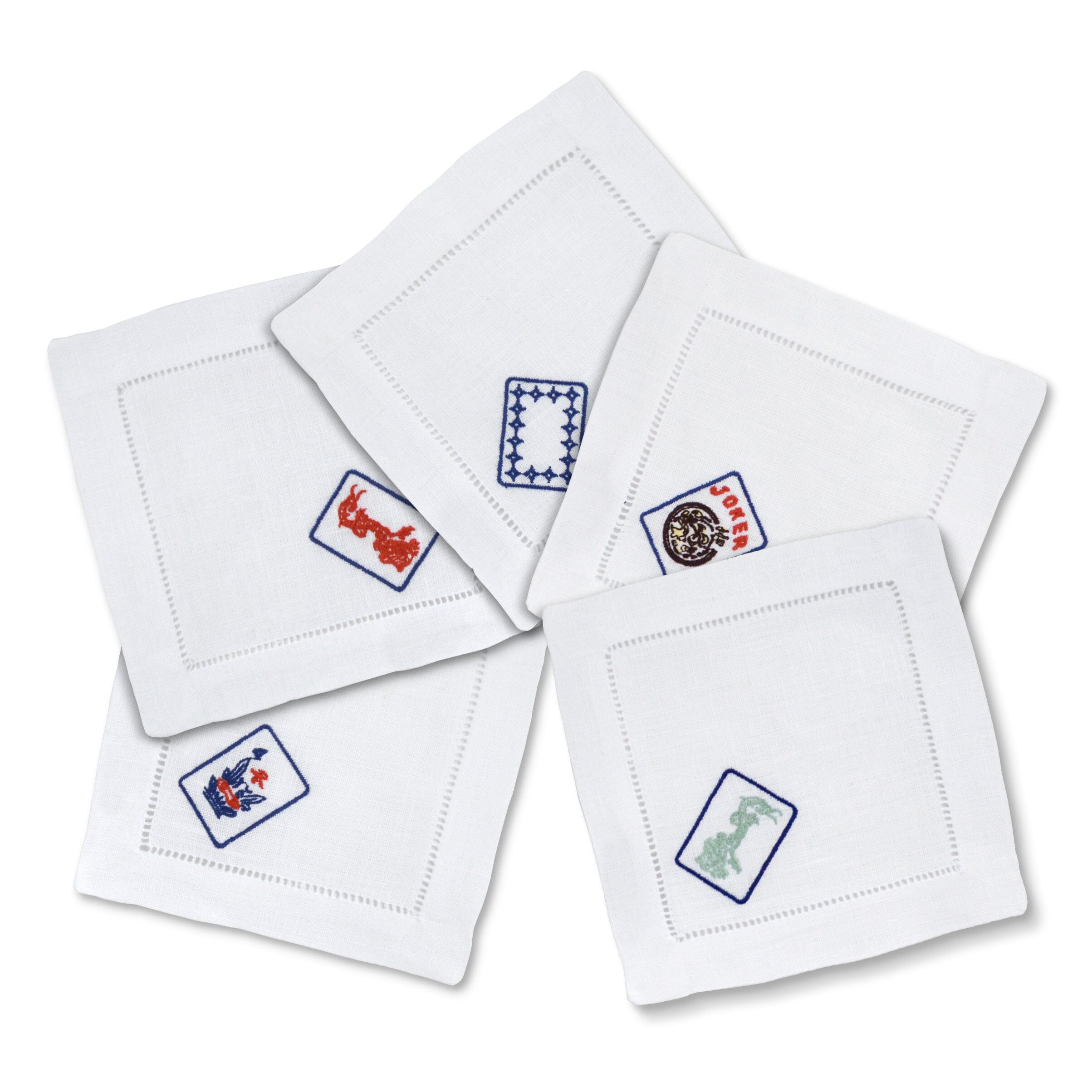 Mahjong Cocktail Napkins (5) – Chefanie