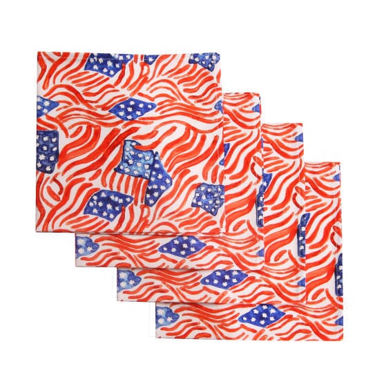 New American Flag Napkins (4) – Chefanie