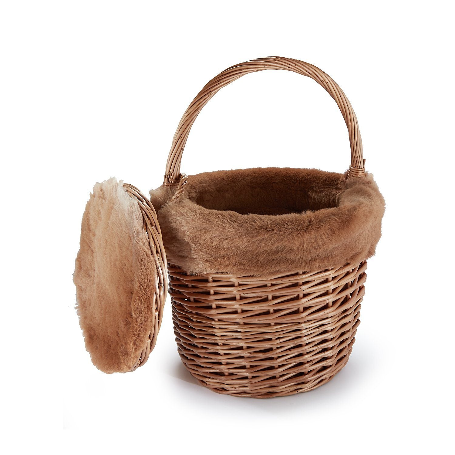 Camel Shearling Basket – Chefanie